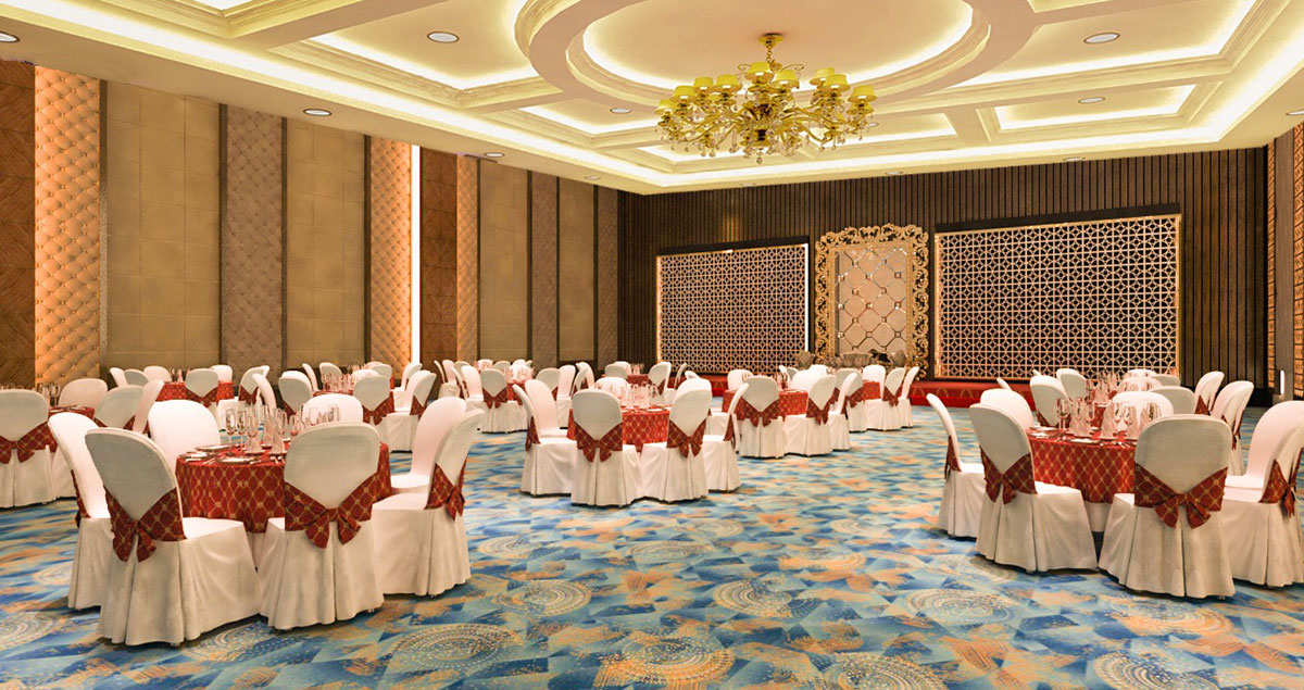 The Aurus Banquet Hall - Hotel Golden Retreat
